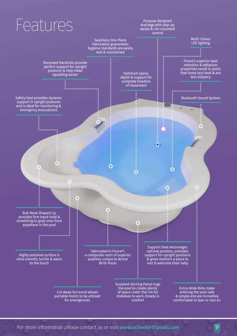 Hospital Water Birth Pools - Active Birth Pools