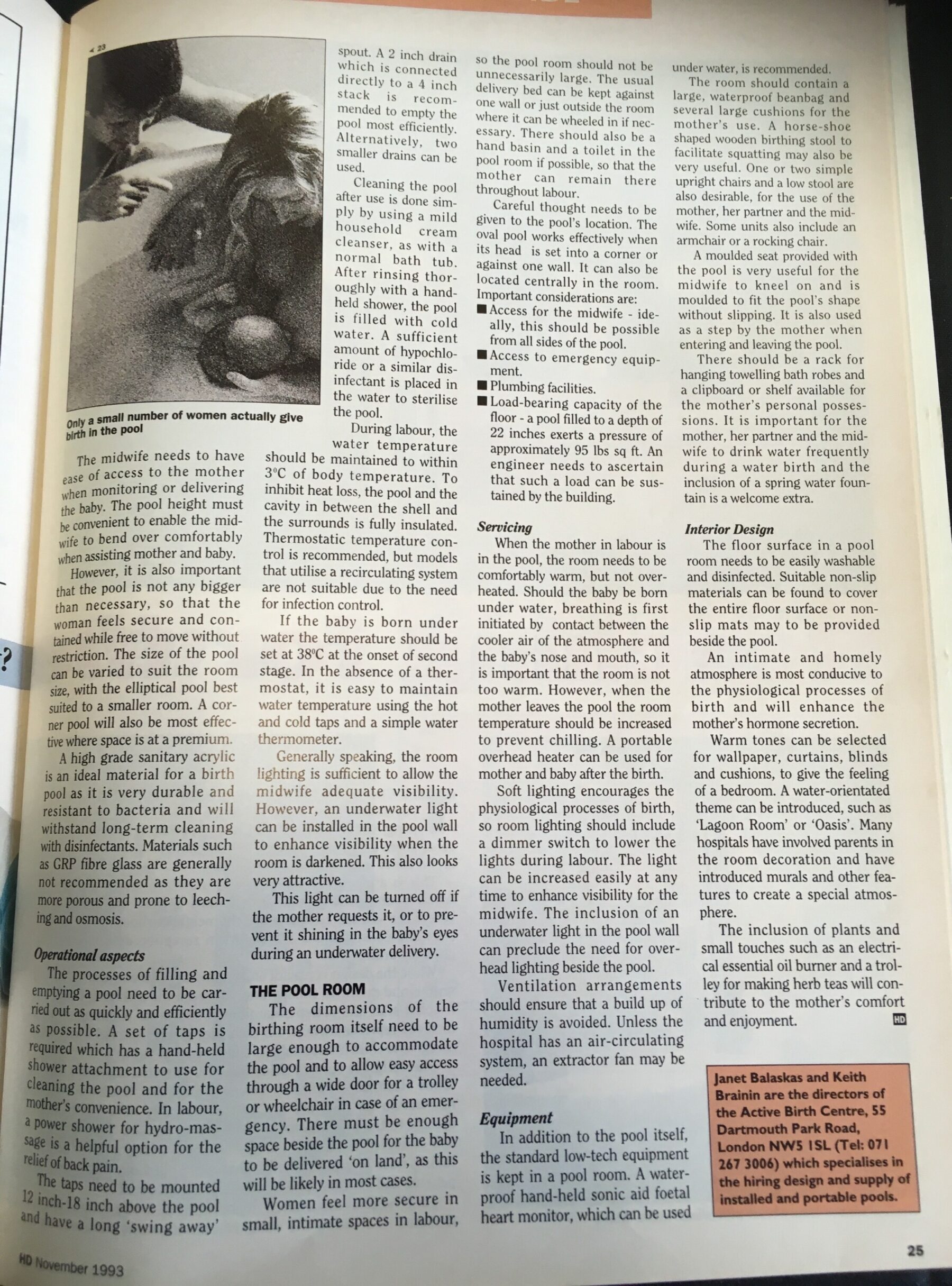 Design Guide - Birthing Pool Units Hospital Development Magazine ...